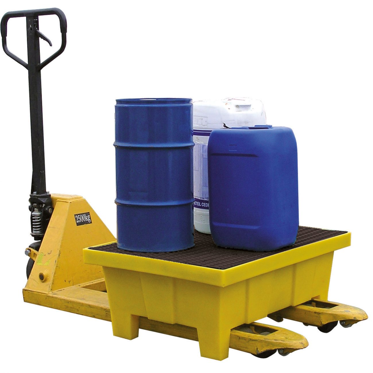 Mini bac de rétention avec pieds - 70 litres - EMP Rotomoulage