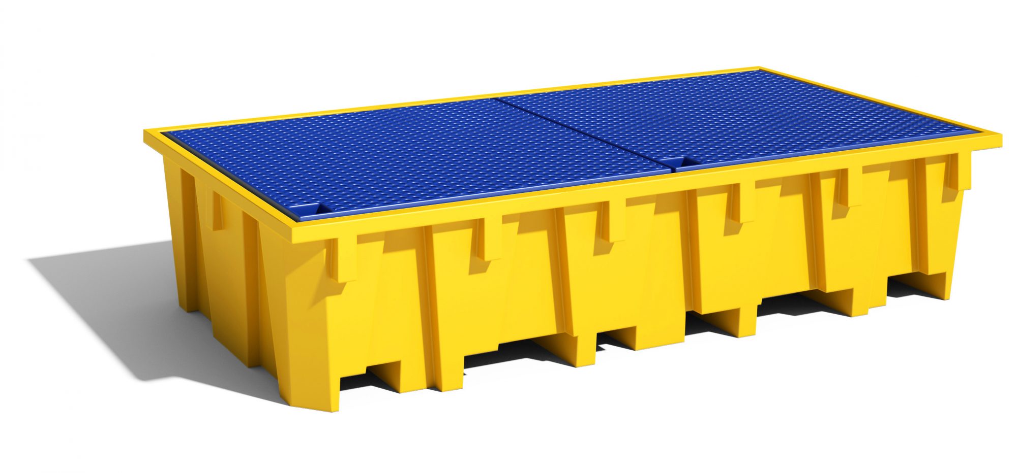 Bac de rétention rack, fabricant cuve rétention pour rack de stockage