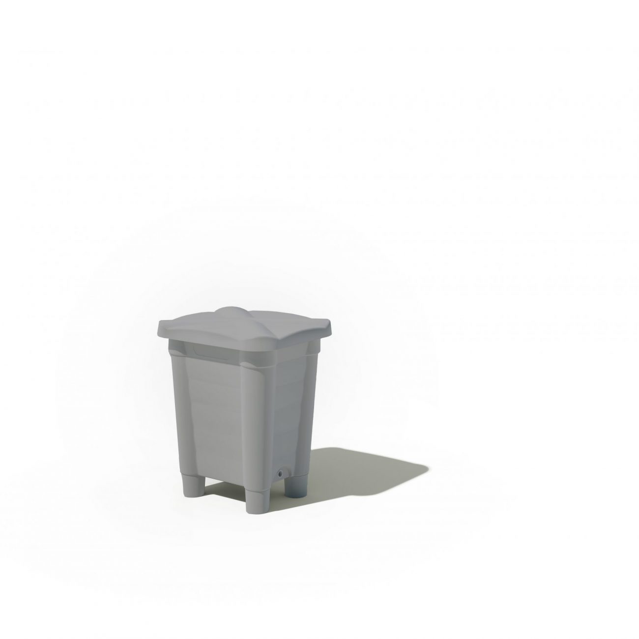 Bac de stockage EASYBAC avec pieds – 115 litres - EMP Rotomoulage