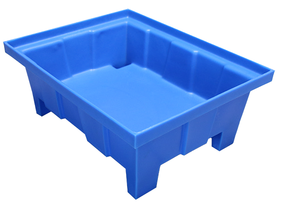 Mini bac avec pieds - 70 L - DIBt - EMP Rotomoulage